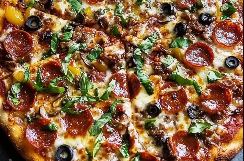 Supreme Pizza – Loaded with Meats, Veggies & Bold Homemade Flavor: The ...