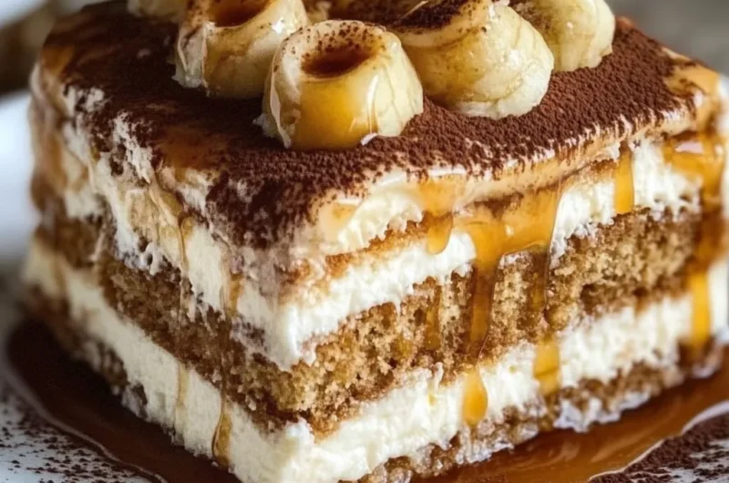 Banana Pudding Tiramisu with Caramel: An Incredible 7-Layer Delight ...